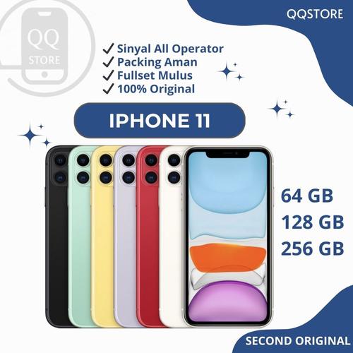 Jual iPhone 11 64GB Original 100% | Mulus Normal Fullset - 64GB, White ...
