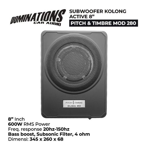 Jual Subwoofer Active Kolong 8″ inch Pitch & Timbre MOD 280 - Kota Tangerang - Otopart Official ...