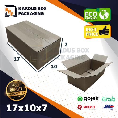 Jual KOTAK 17x10x7 cm PACKING BOX Kardus Packaging Corrugated POLOS ...