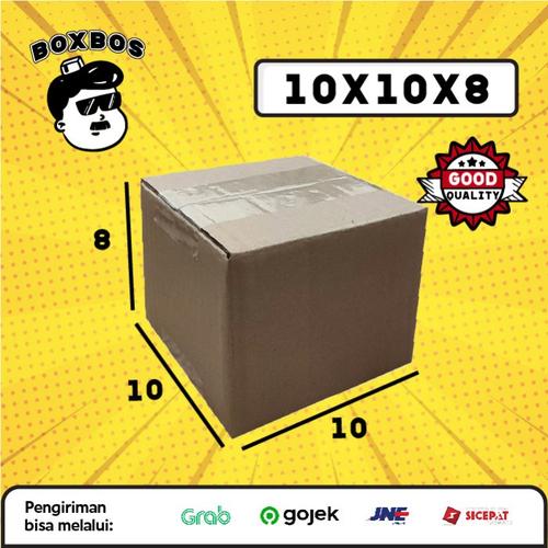 Jual KARDUS BOX uk 10x10x10 CM Kotak Packaging Corrugated SHEET POLOS ...