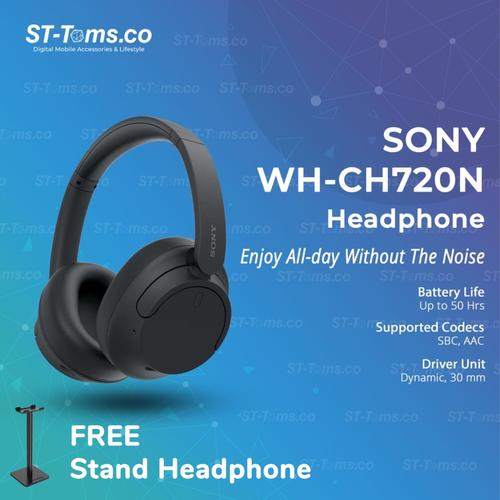 Promo Sony WH-CH720N / WH CH720N / WH CH720 N Noise-Canceling Headphone ...