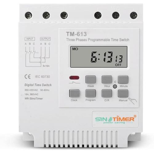 Jual Time Relay Programmable Timer 3 Phase Timer Switch 380V TM-613 ...