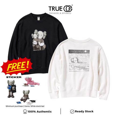 Promo Uniqlo x Kaws Crewneck Sweater Authentic - WHITE, ADULT S - Kab ...