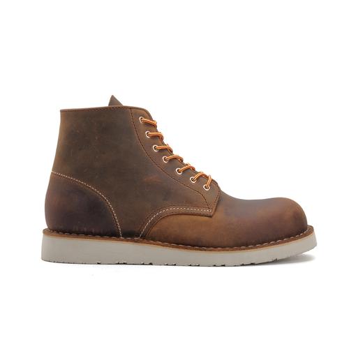 Promo Lewis Aztec Tan - Sepatu Kulit Round Toe Rugged Masculine Boots ...