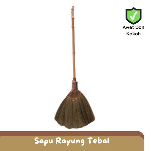 Jual Sapu Lantai Rayung | Sapu Sabut Kelapa Talen Gagang Bambu | Natural - Sapu Sabut Klp - Kota ...