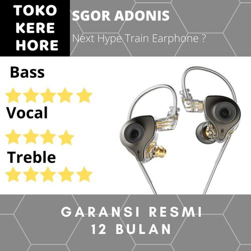 Promo SGOR ADONIS Hybrid Dual Driver In Ear Earphone IEM with Mic ...