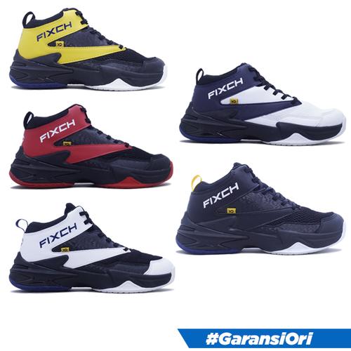 Promo Sepatu Volley Fixch Troy Original - Yellow/Black, 44 Cicil 0% 3x ...