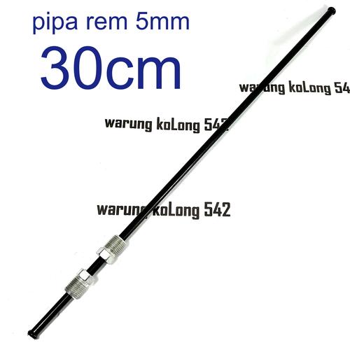 Jual Pipa Rem 5 mm 30 cm panjang 30cm 5mm nepel kopling mobil universal ...
