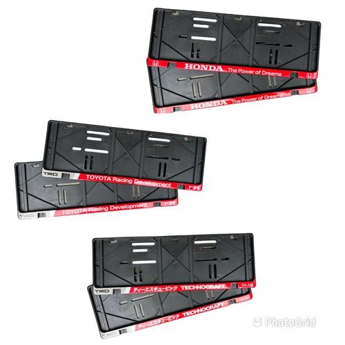 Jual FRAME PLAT TATAKAN PLAT JDM RACING NOMOR NOPOL MOBIL TRD TOYOTA ...