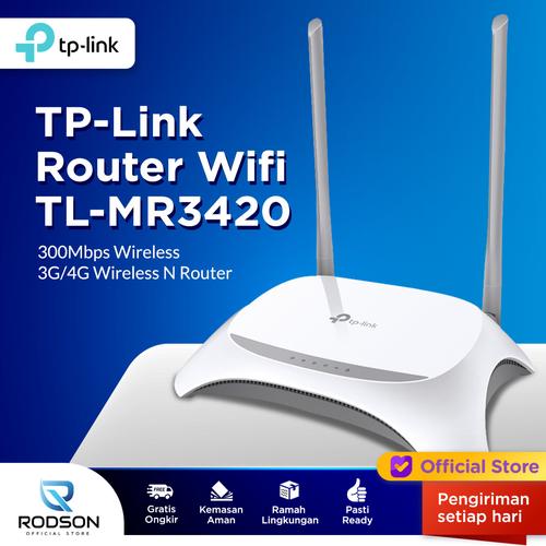 Jual TP-LINK TL-MR3420 Router 4G / 3G USB Modem NEW FIRMWARE TPLINK MR ...