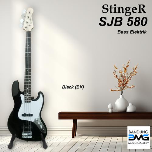 Jual Stinger SJB580 Bass Elektrik Jazz / SJB 580 ORIGINAL - Black ...