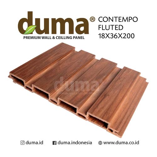 Promo DUMA PANEL WPC TIPE CONTEMPO FLUTED 18x36x200 Panjang 3 METER ...