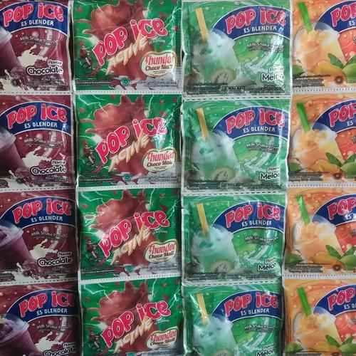 Jual Pop Ice Renceng All Varian Rasa isi 10 sachet - Es teler - Kab ...