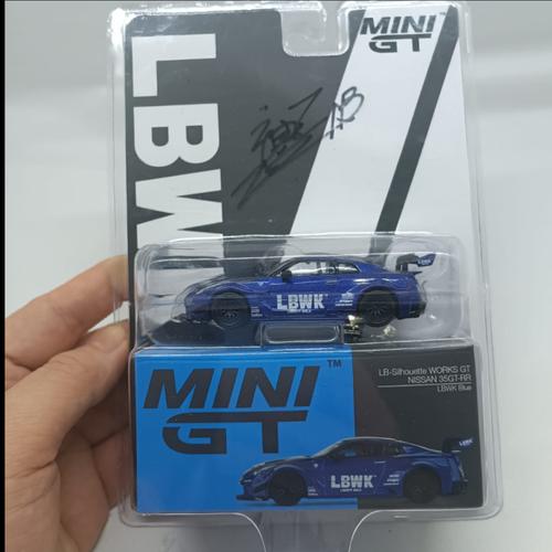 Jual Mini GT Liberty Walk LBWK Works Nissan 35GT RR Blue Signature ...