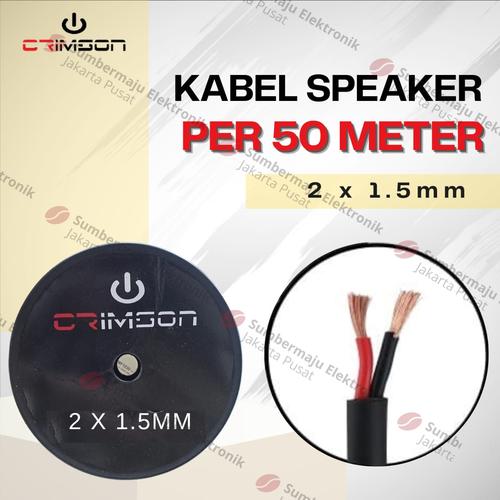 Jual Kabel Speaker Crimson 2 x 1.5 mm Original Crimson 2x1.5 mm 50 ...