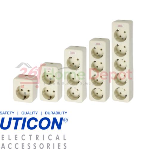 Jual Uticon Stop Kontak Multi Outlet Tanpa Kabel - 1 Lubang - Kota ...