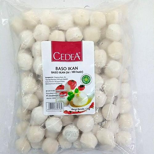 Jual Cedea Bakso Ikan Kecil 1 Kg isi 100 pcs – Baso Ikan - Fish Ball ...