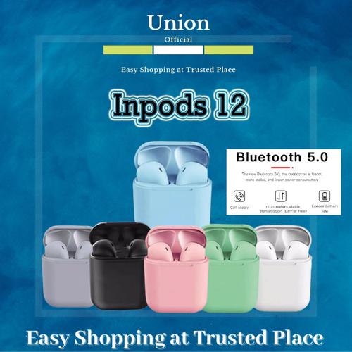 Promo Tws Inpods 12 Bluetooth Earbuds WIreless Macaron - Jakarta Barat ...