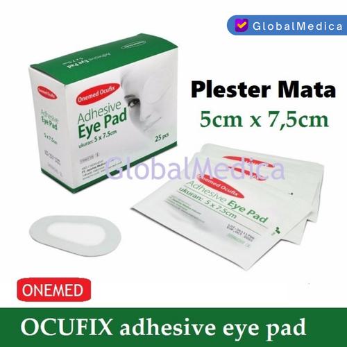 Jual Ocufix Eye Pad Onemed Plester Penutup Mata Box isi 25pcs - 6,5CM X ...