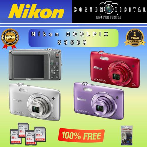 Jual KAMERA NIKON COOLPIX S3500 / NIKON COOLPIX S3500 / NIKON S3500 ...
