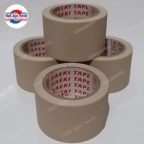 Jual DUCT TAPE / ISOLASI PIPA AC TANPA LEM MERK "SAEKI TAPE" BROWN ...
