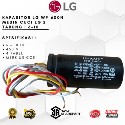 Jual Kapasitor LG WP-600N Mesin Cuci LG 2 Tabung | 6+10 - Kota Bandung ...