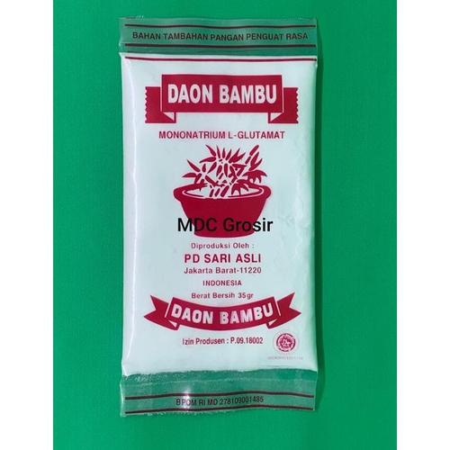 Jual Micin Vetsin Penyedap Rasa Cap Daon Bambu 35 Gram (isi 20 pcs ...