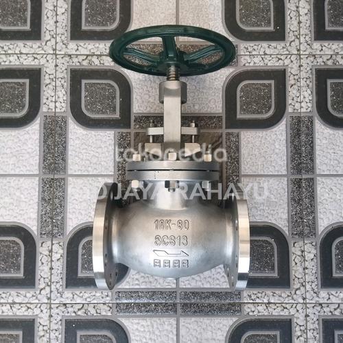 Jual Globe valve 3 Inch JIS 10K SCS13 Stainless 304 - Kota Surabaya ...