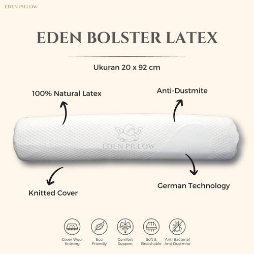 Promo Guling Latex Anti Kempes | Eden 100% Natural Latex Bolster - Jakarta Barat - Eden Pillow ...