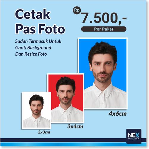 Jual Cetak Pas Foto / Photo 2x3, 3x4, & 4x6 cm - 4x6 isi 4 pcs, Merah ...