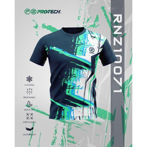 Promo Baju Badminton PROTECH Dry Fit Tournament - Green | RNZ10071 - L ...