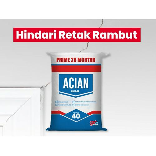 Jual mortar acian 40kg - Kota Bekasi - GLOBAL BETON MORTAR | Tokopedia