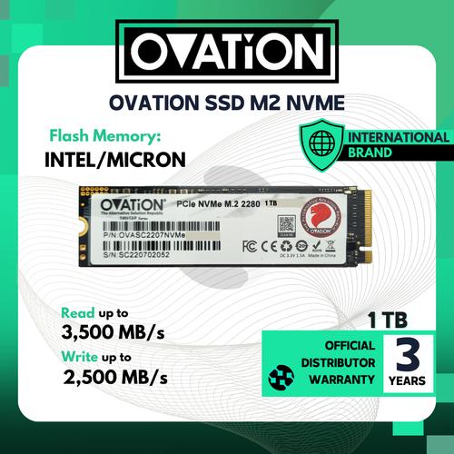 Jual OVATION SSD M2 NVME 1TB M.2 PCIe NVMe 2280 PCIe Gen3 M2NVME 1 TB - Jakarta Pusat - CGindo ...