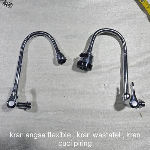 Jual kran angsa flexible kran wastafel kran cuci piring - kepala kecil ...