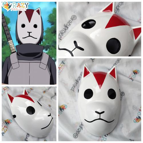 Jual Uchiha Itachi Sasuke Anbu Naruto Mask Topeng Kayu Cosplay Anime ...