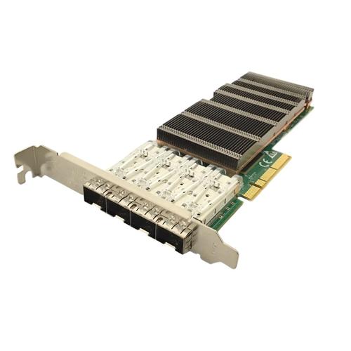 Jual Silicom PE310G4SPI9L lan card quad 4 port sfp+ 10g intel x520 da4 ...