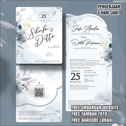 Jual undangan pernikahan murah undangan pernikahan modern undangan ...