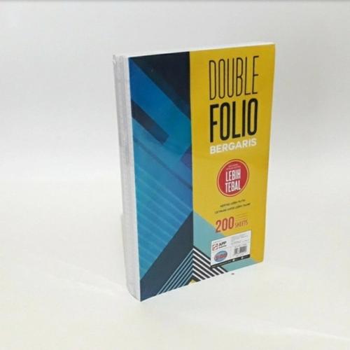 Jual Kertas Double Folio Bergaris SIDU isi 200 Lembar - Kota Tangerang ...