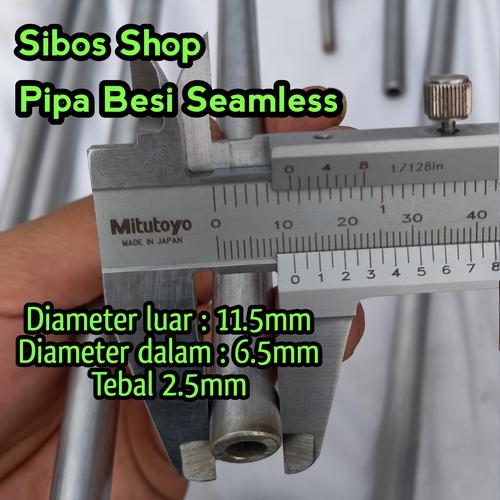 Jual Pipa Besi Seamless Od 11.5mm Id 6.5mm Tebal 2.5mm Pipa Besi Kecil ...