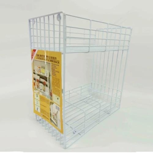 Jual Rak Modelline 2 Susun Botol Gelas Laci Lemari Kitchen Set B 30 ME ...