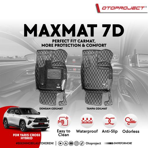 Jual karpet maxmet 7D oto project yaris cross full bagasi +coil hitam ...