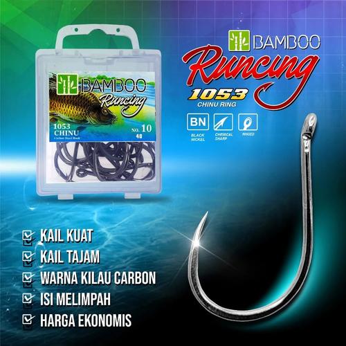 Jual Kail pancing Hook BAMBOO RUNCING CHINU 1053 ip - *11 - Jakarta ...