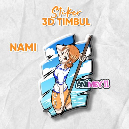 Jual Stiker Emblem 3D Timbul Nami One Piece / Stiker Anime Resin - 1 ...