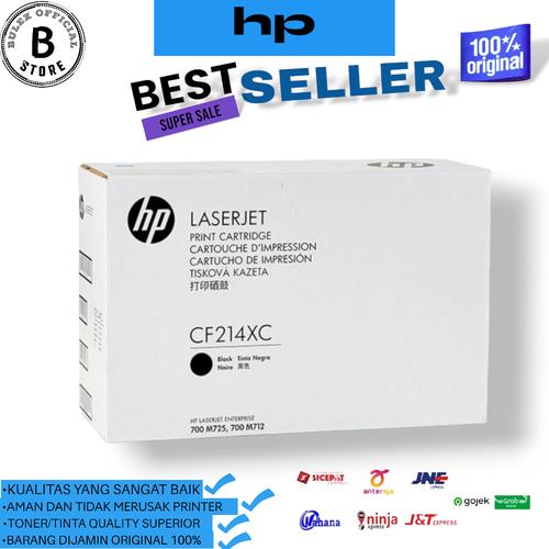 Jual Toner HP 14 XC Black LaserJet HP ORIGINAL (CF214XC) - Jakarta ...