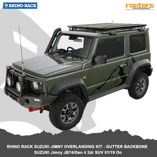 Jual RHINO RACK OVERLANDING KIT-GUTTER BACKBONE SUZUKI Jimny JB74 - Kab ...