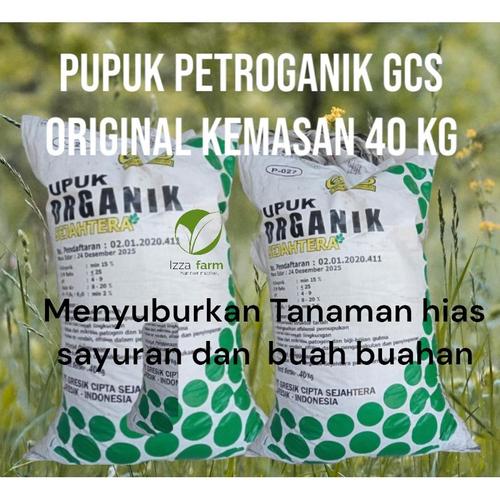 Jual Pupuk Petroganik Gcs Original Kemasan 40 Kg Menyuburkan Tanaman ...