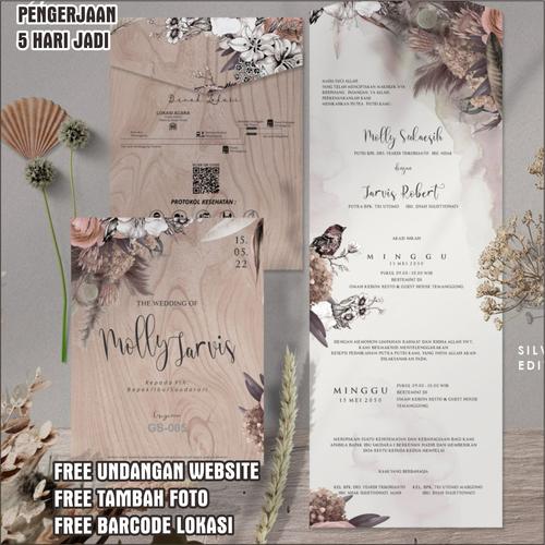 Jual undangan pernikahan murah undangan pernikahan modern undangan ...
