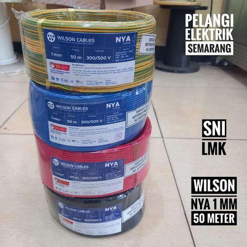 Jual WILSON Kabel Listrik NYA 1 mm 1x1 mm2 Kawat Engkel SNI LMK - 50 ...