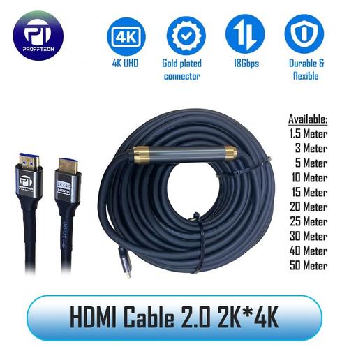 Promo Kabel HDMI 25M high speed With Ethernet + Ic Penguat Support 4K 2K UHD - 25 METER Cicil 0% ...