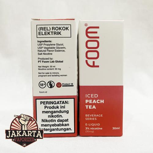Jual [SALT] FOOM ICED PEACH TEA SALTNIC 30ML BY FOOM - Jakarta Utara ...
